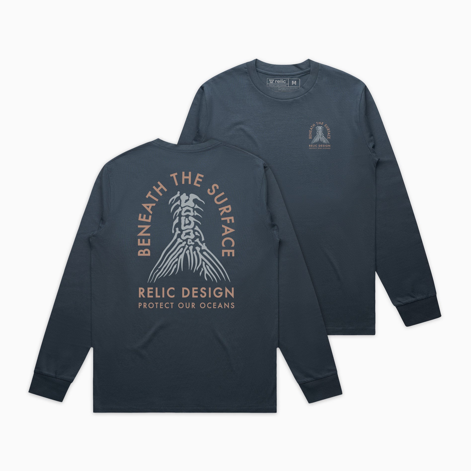 Beneath the Surface Long-Sleeve - Deep Sea Blue – Relic