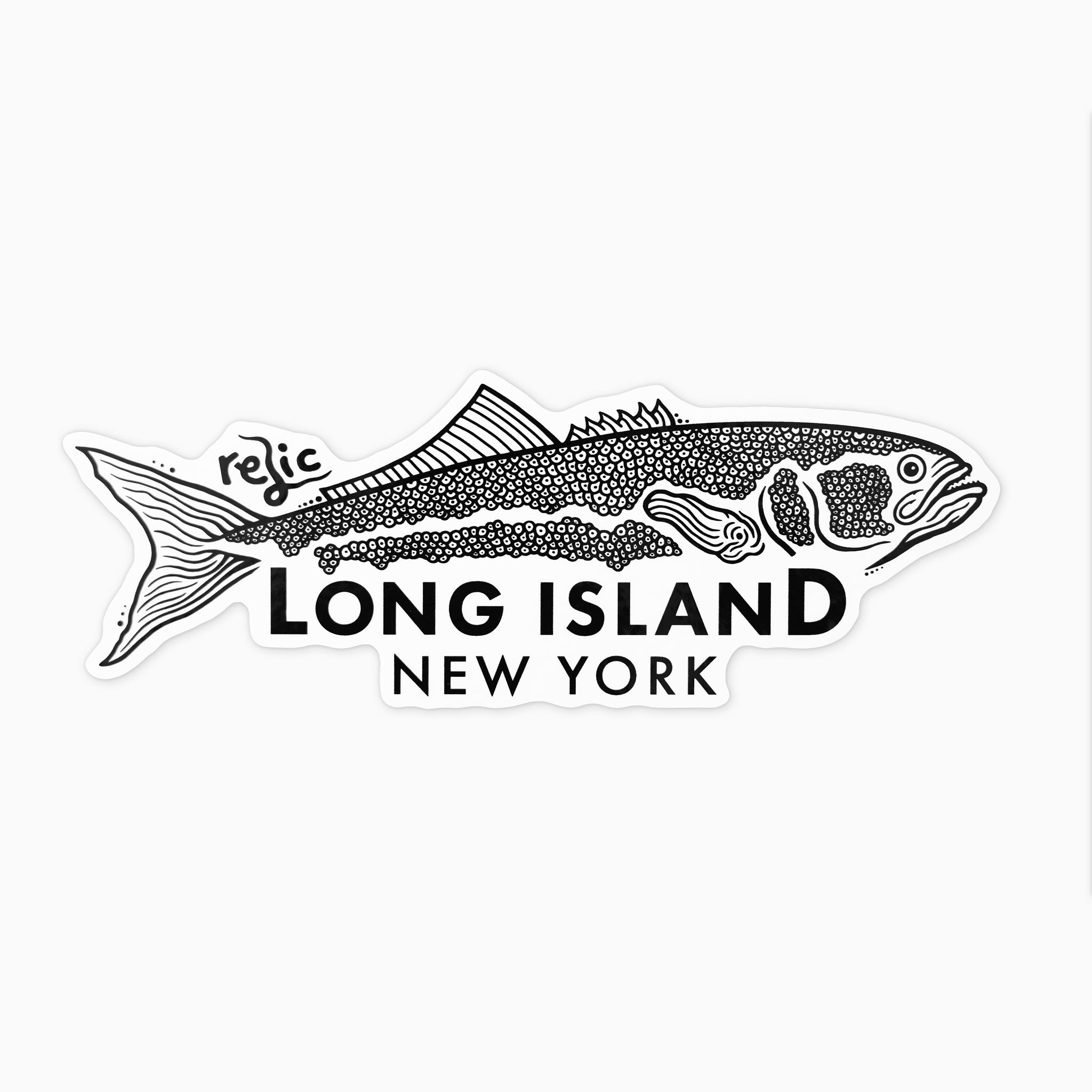 Long Island Bluefish Sticker – Relic